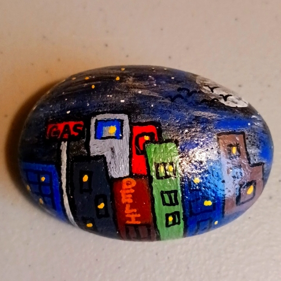 Art | Oneofakind Unique Painted Art Rock Paper Weight Rare Eshopchicago ...